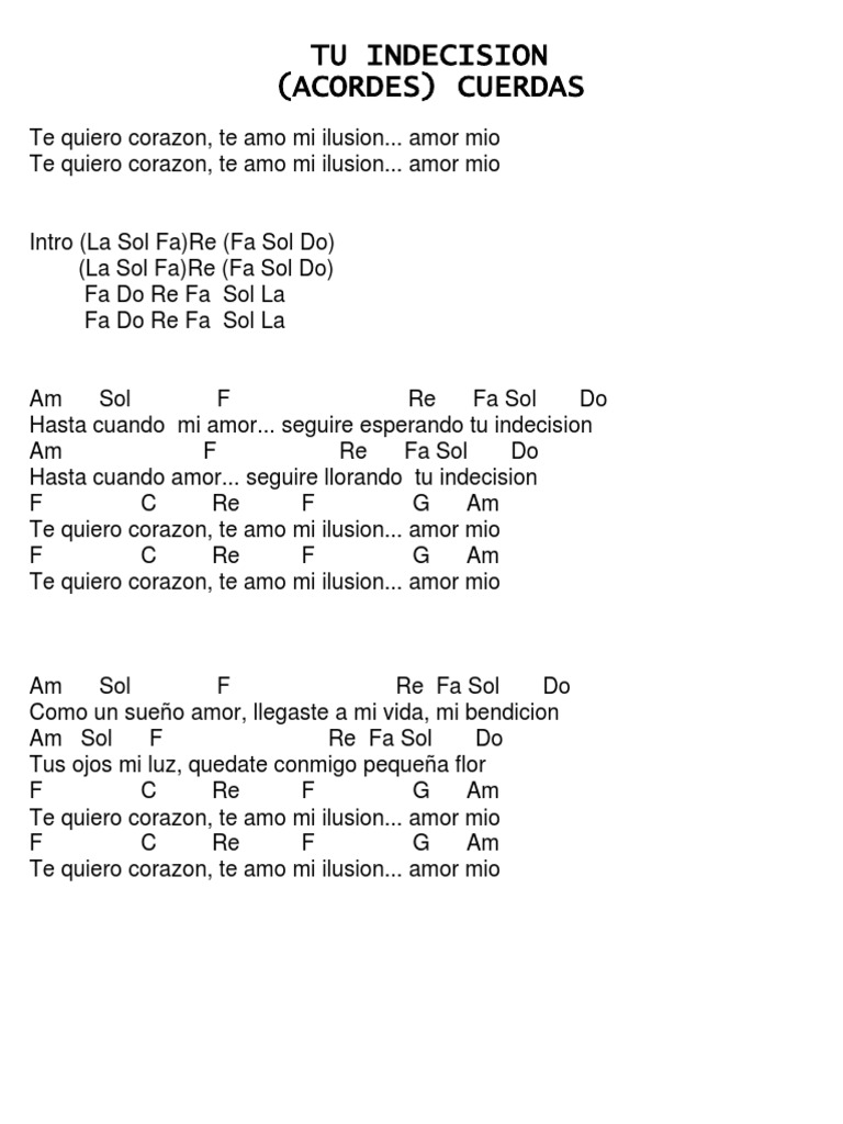 Tu Indecision Tabs | PDF | Artes del Lenguaje y Comunicación | Arte
