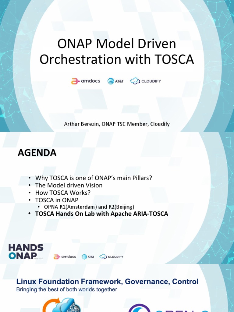 ONAP Model Driven Orchestration With TOSCA (HANDS ONAP) | PDF ... ONAP Model Driven Orchestration With TOSCA (HANDS ONAP) | PDF ...