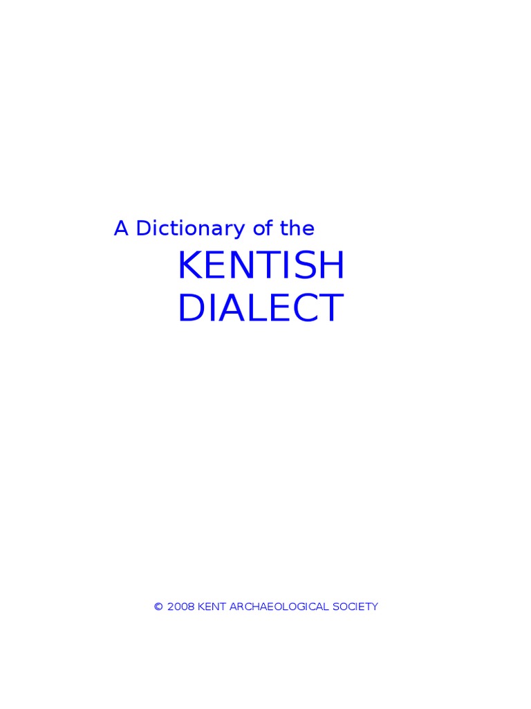 Kentish Dialect | PDF | Nature