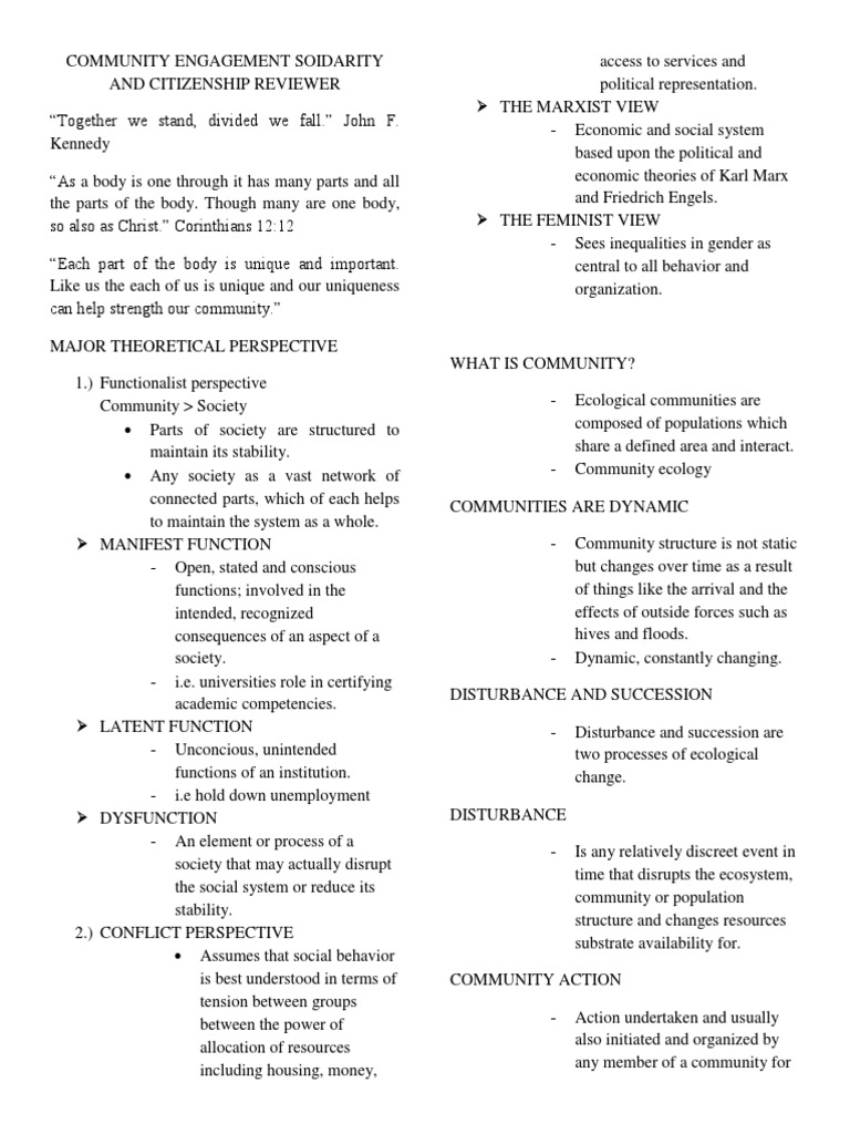 Cesc Reviewer Pdf Community Social Group