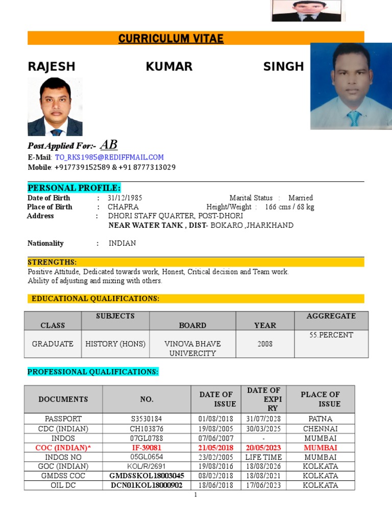 0 Resume Rajesh