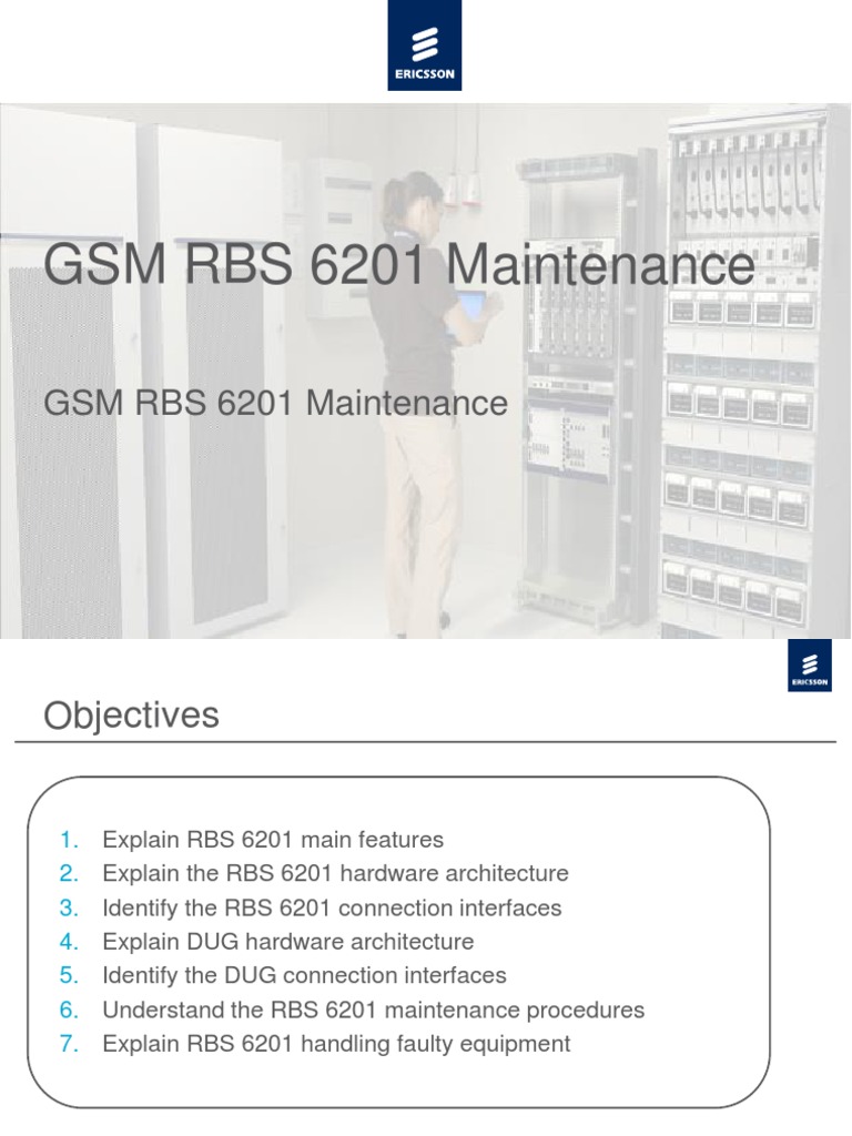 2 INTRO 2G RBS6201 Maintenance Resized | PDF | Digital Signal | Power ...