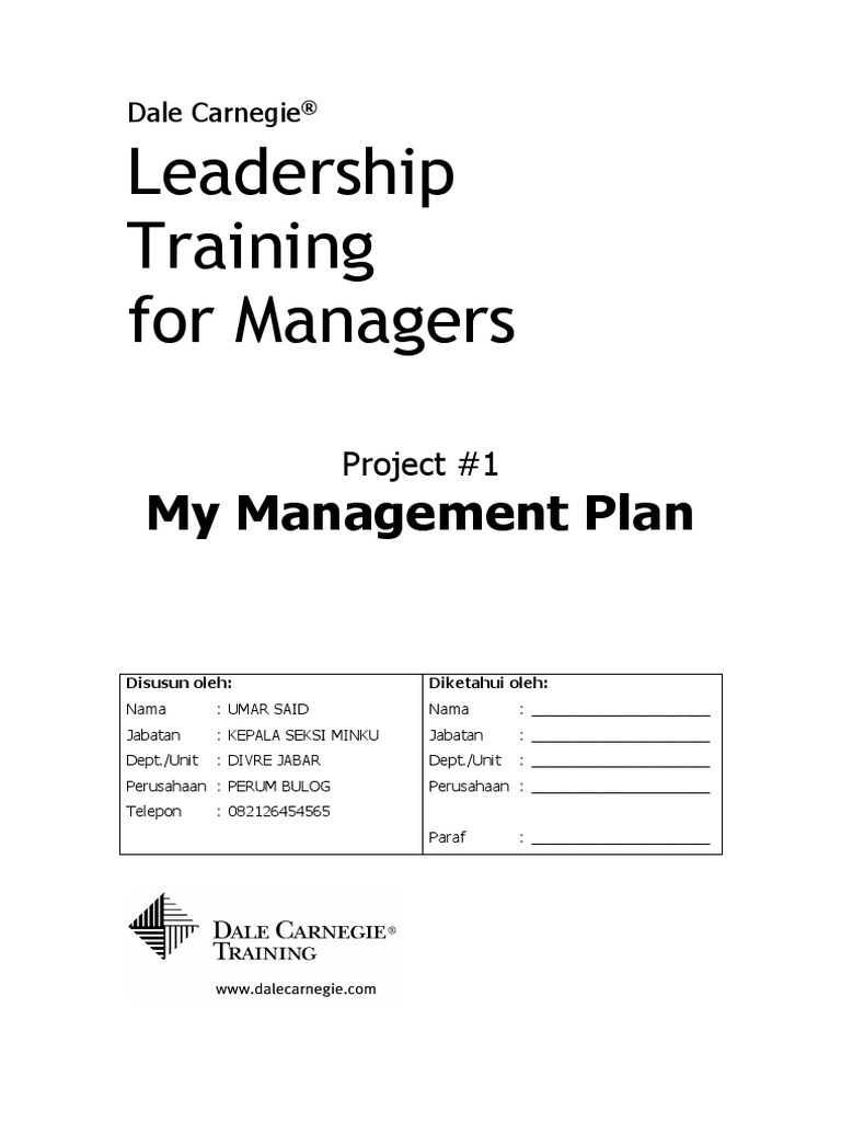 Management Plan | PDF
