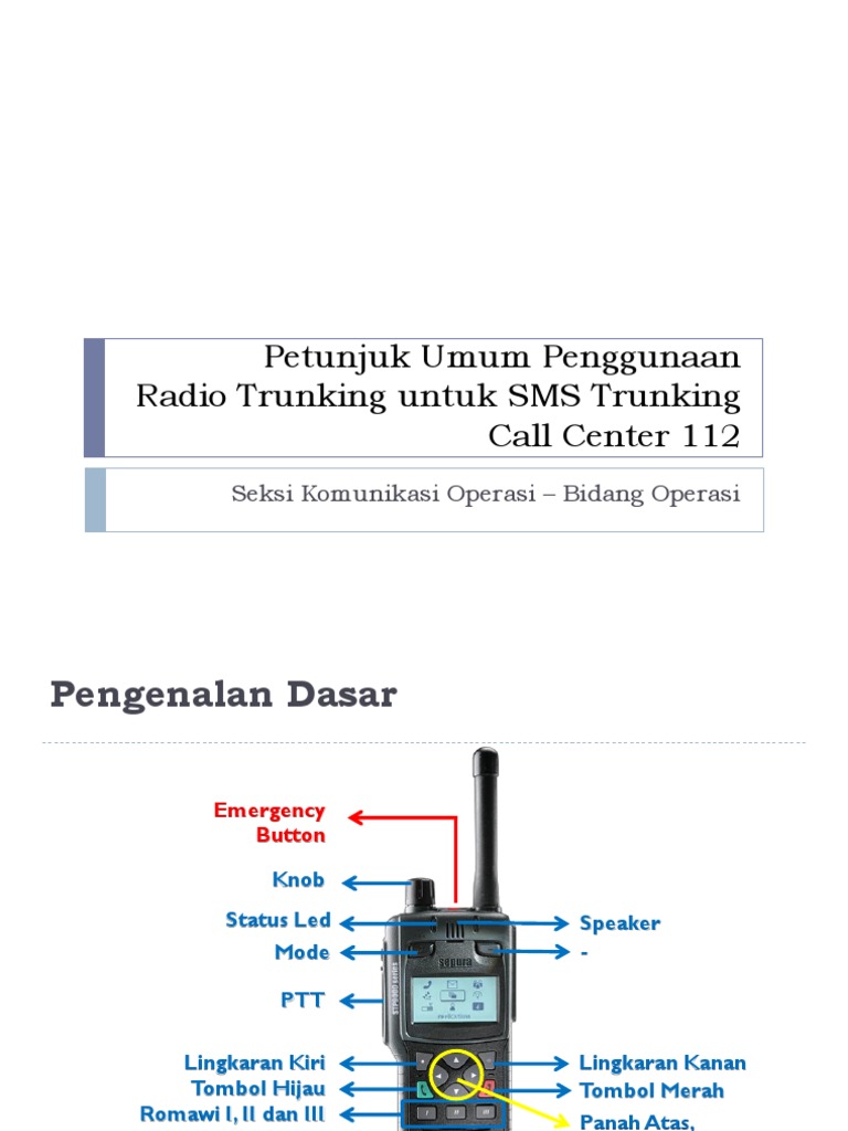 Paparan Pengenalan Radio Trunking | PDF