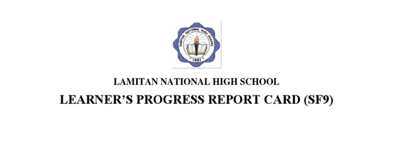 SHS Report Card Sample | PDF