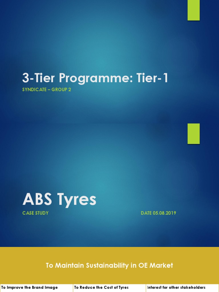 3-Tier Programme: Tier-1: Syndicate - Group 2 | PDF | Business | Law