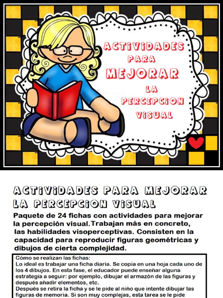 Actividades para Mejorar La Percepción Visual | PDF