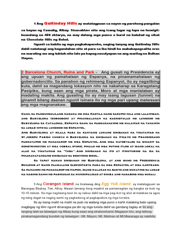 1st QTR AP Proj Descrip | PDF