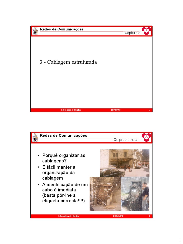 Manual de Cablagem Estruturada-FS | PDF | Rede de computadores ...