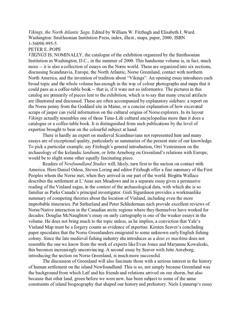 Vikings The North Atlantic Saga Edited B | PDF | Vikings | Viking Age