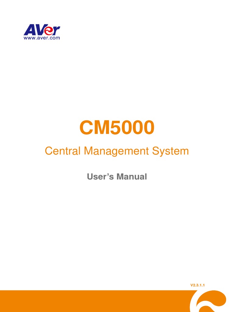 Central Management System: User 'S Manual | PDF | Digital Video ...