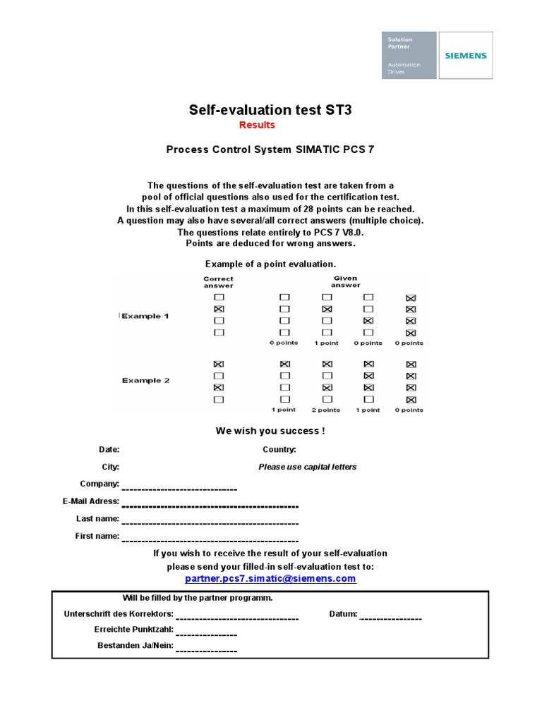 PCS7 Self-Evaluation-Test Solution en Extranet | PDF | Operating System ...