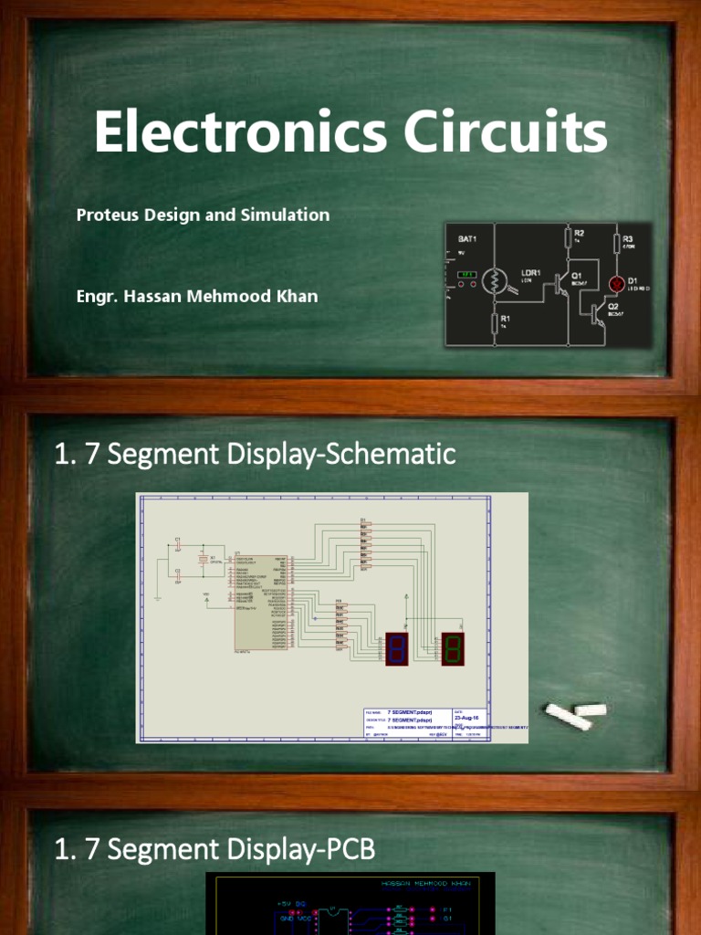 Electronics Circuits: Proteus Design and Simulation | PDF