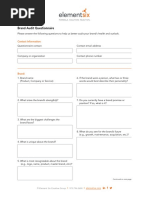 The Rebranding Brief - Template | PDF | Brand | Marketing Strategy