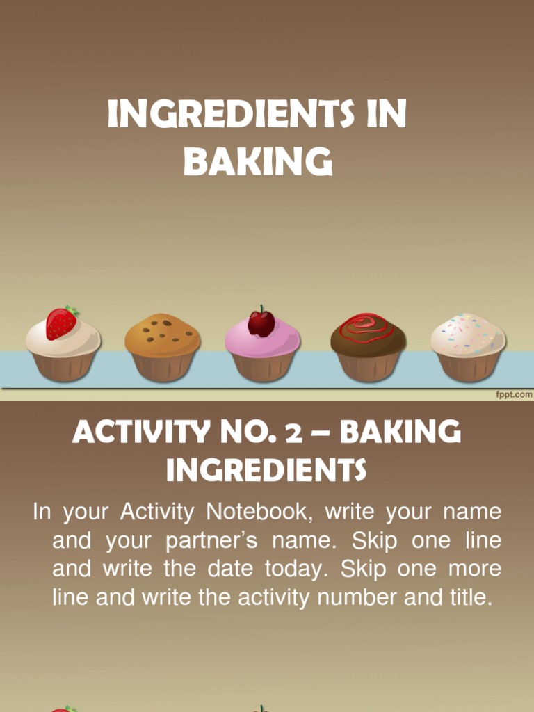 Essential Baking Ingredients Guide | PDF