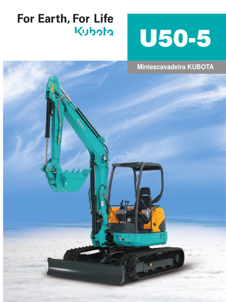 Kubota U50-5 PDF | PDF | Tanques | Hidráulica
