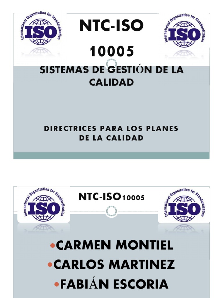 Iso 10005 PDF | PDF | Gestión de la calidad | Calidad (comercial)