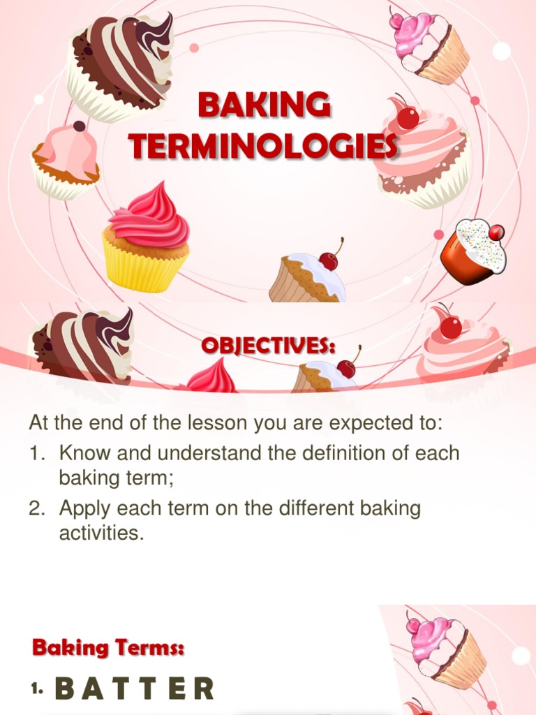 Baking Terminologies | PDF