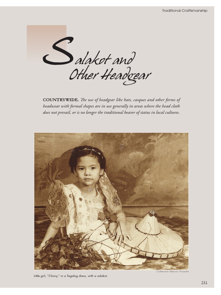 095 Salakot and Other Headgear | PDF | Weaving | Philippines