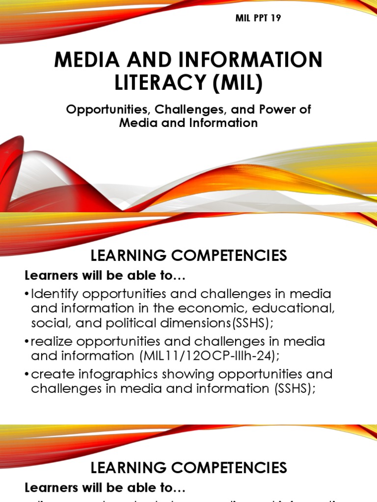 9.MIL 8. Opportunities, Challenges, and Power of Media and Information ...