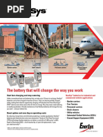 Enersys Selection Guide | PDF | Battery Charger | Rechargeable Battery