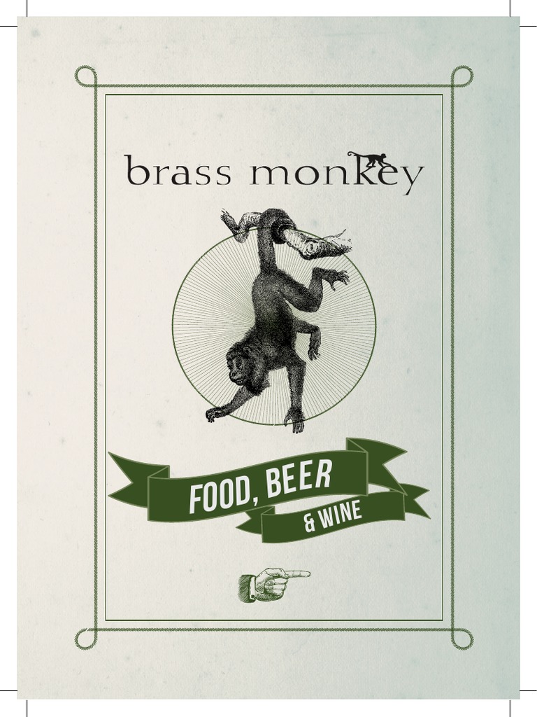 Brass Monkey Full Menu | PDF | Hamburgers | Gin