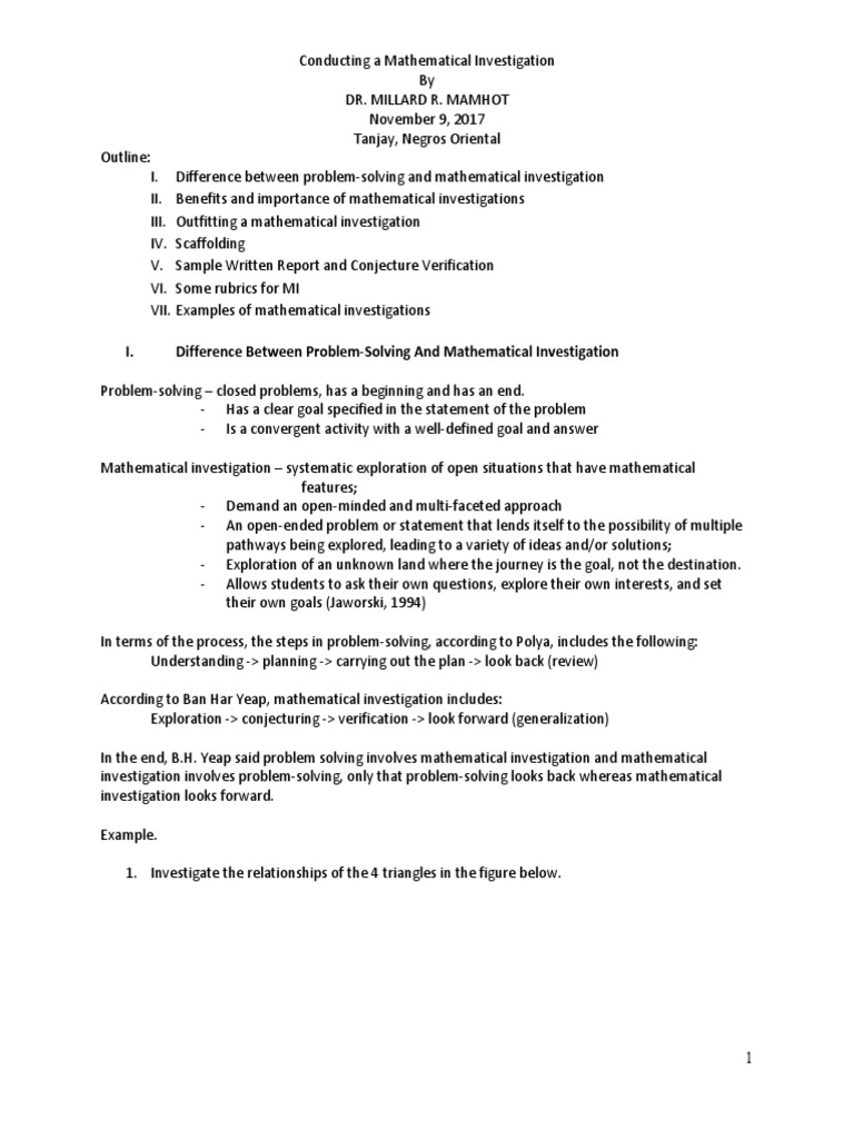 Mathematical Investigations: Exploring the Properties of Powers of Nine ...