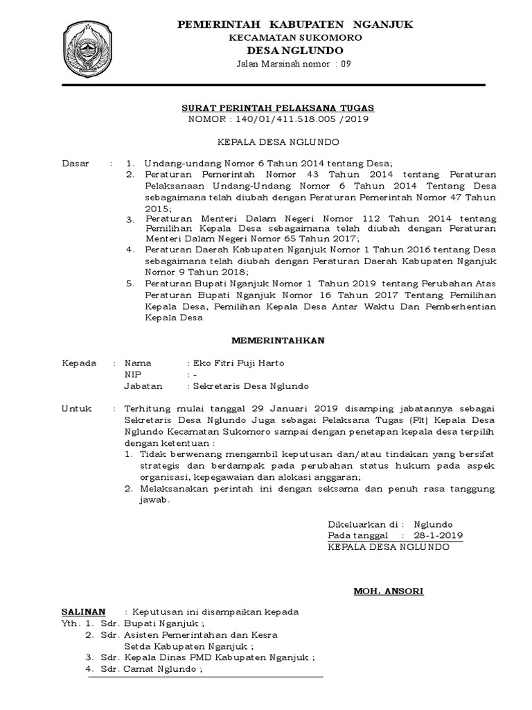 SK Kades PLT Kades | PDF