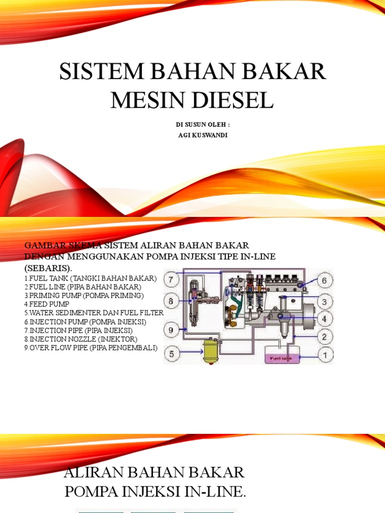 Skema Sistem Bahan Bakar Diesel | PDF | Teknologi & Rekayasa