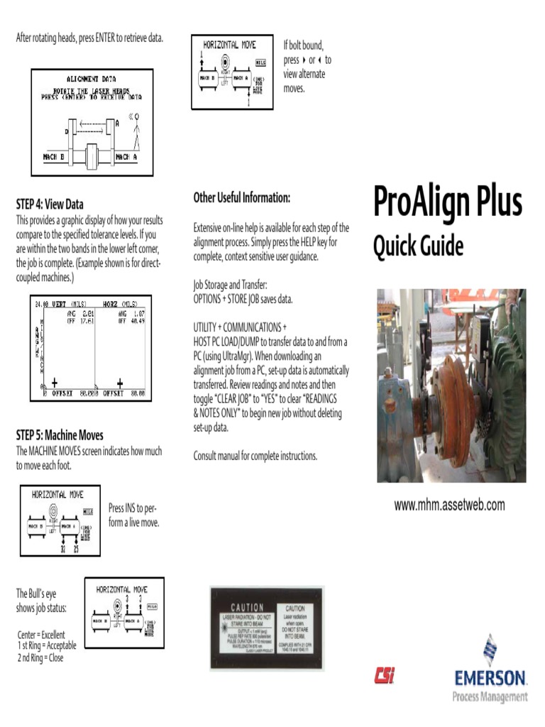 Setting Up and Performing an Alignment Using ProAlign Plus | PDF | Personal Computers | Data