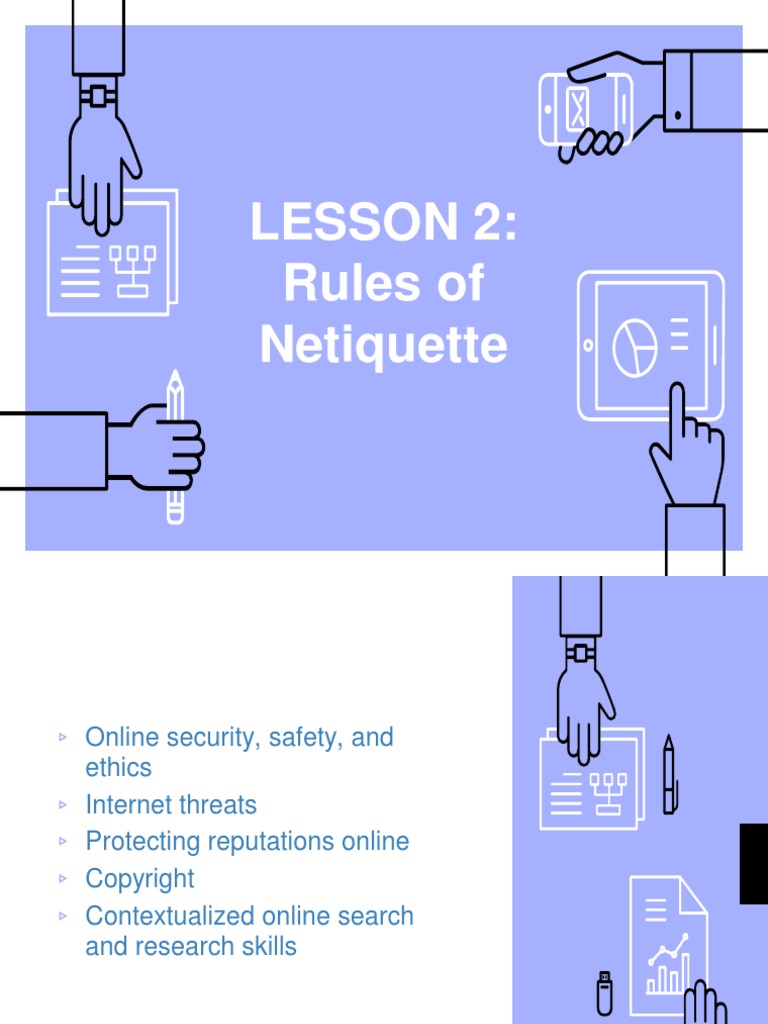Lesson 2 - Rules of Netiquette | PDF | Antivirus Software | Computer Virus