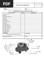 Check List de Compresor | PDF