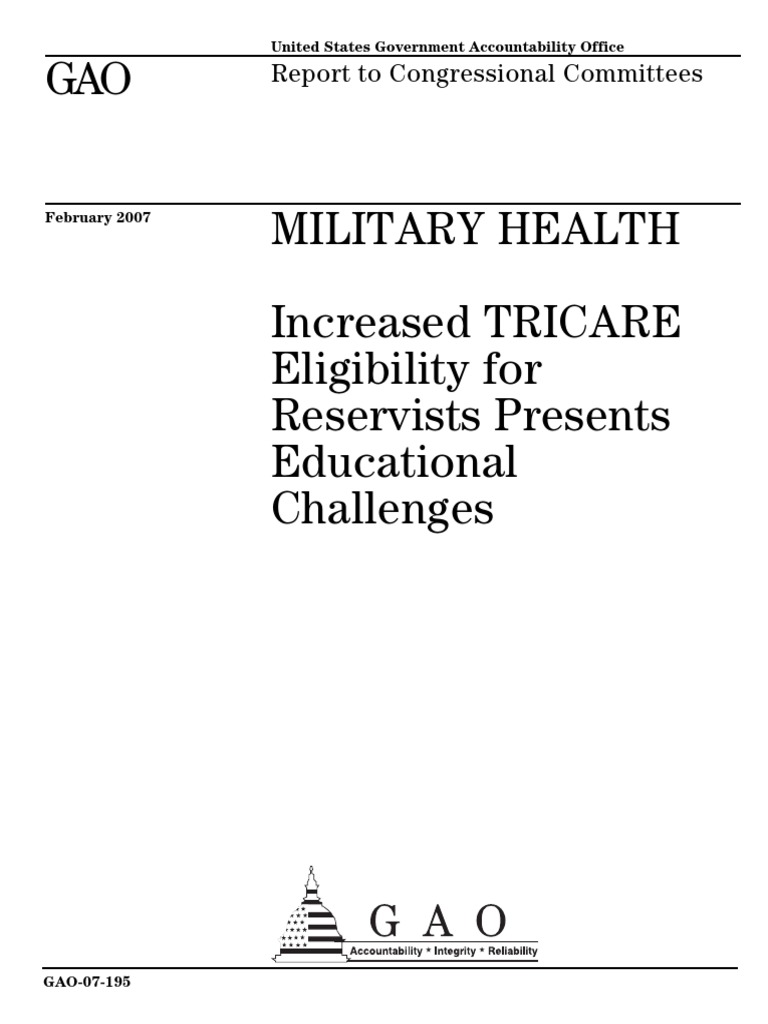 Report To Congressional Committees: United States Government ...