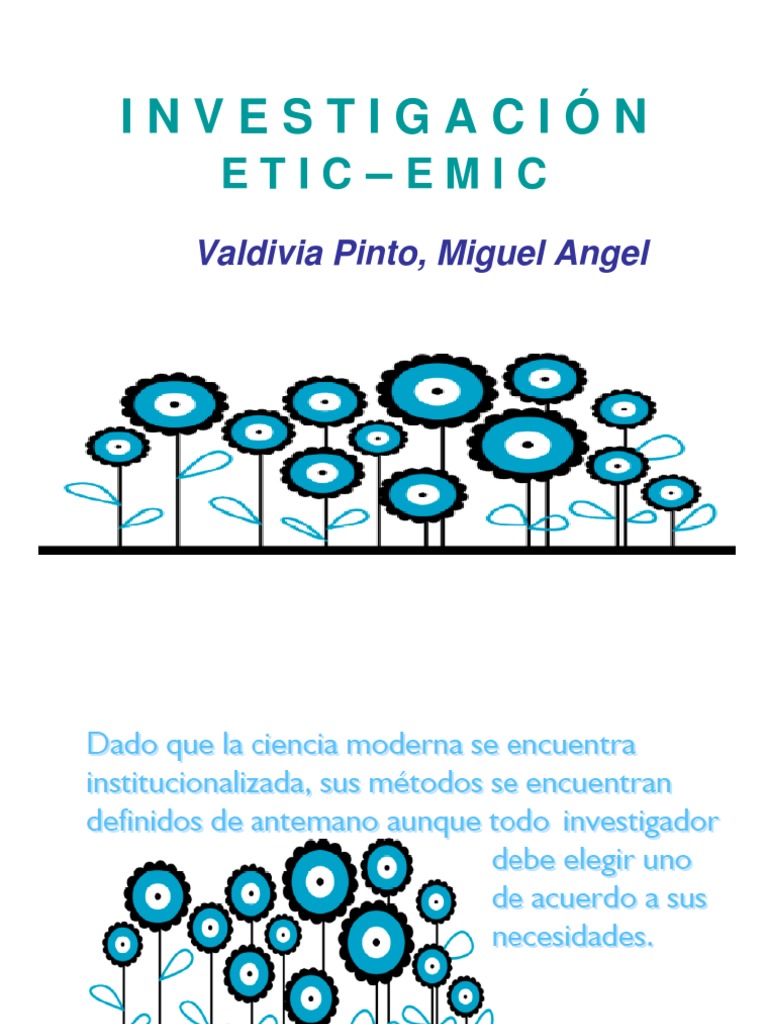 Etic Emic Lito | PDF