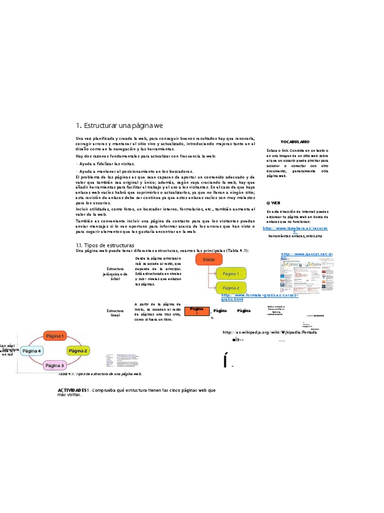 Tema 4 | PDF | HTML | Página web