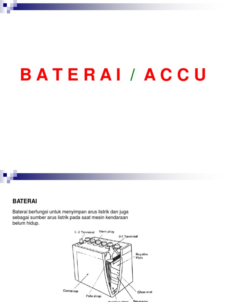 Baterai Accu | PDF