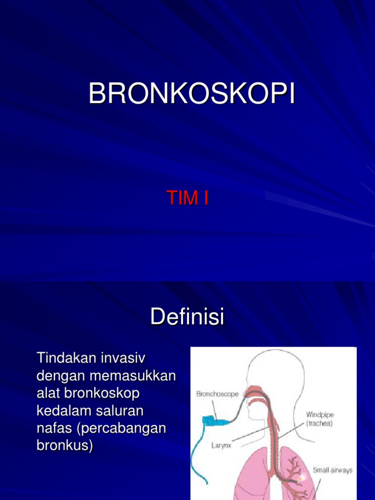 Bronkoskopi Tim 1 | PDF