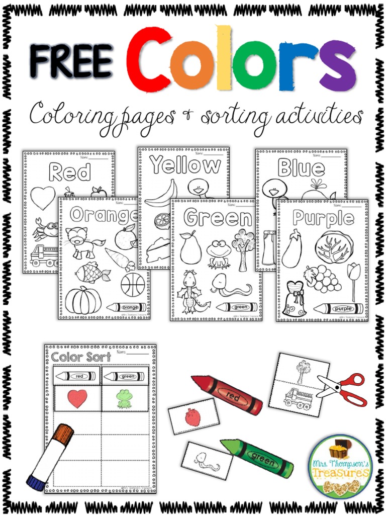 Colors Activity Pages Free | PDF