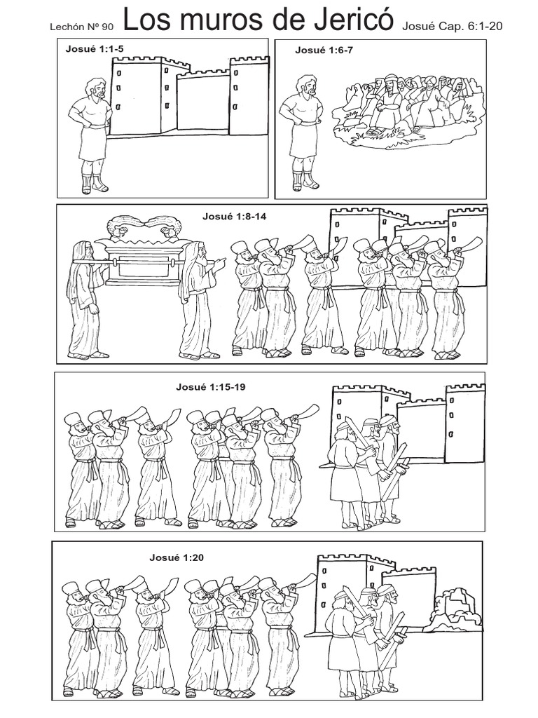 90 Los Muros de Jericó | PDF | Arca de la Alianza | Joshua