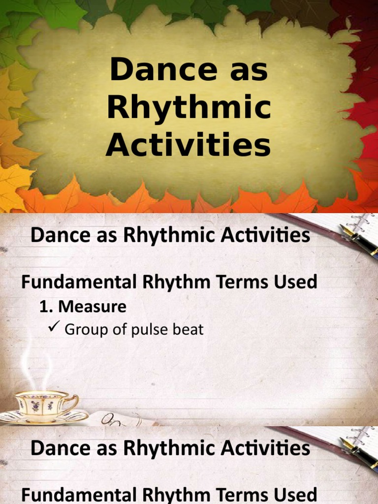 Common Folk Dance Terms Explained | PDF | Rhythm | Dances