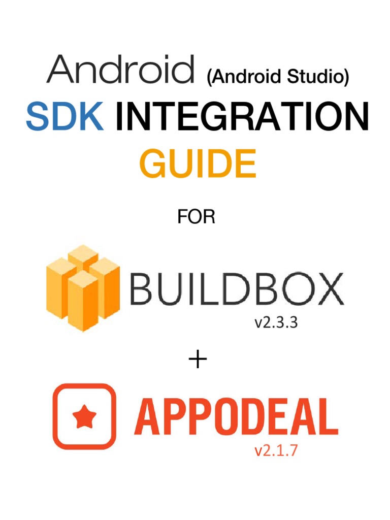 Buildbox 2.3.3 + Appodeal 2.1.7 Android Studio Guide v1 | PDF | Android ...