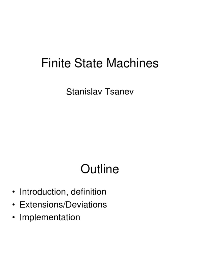 Implementing Finite State Machines in Python | PDF | Thread (Computing) | Programming Language