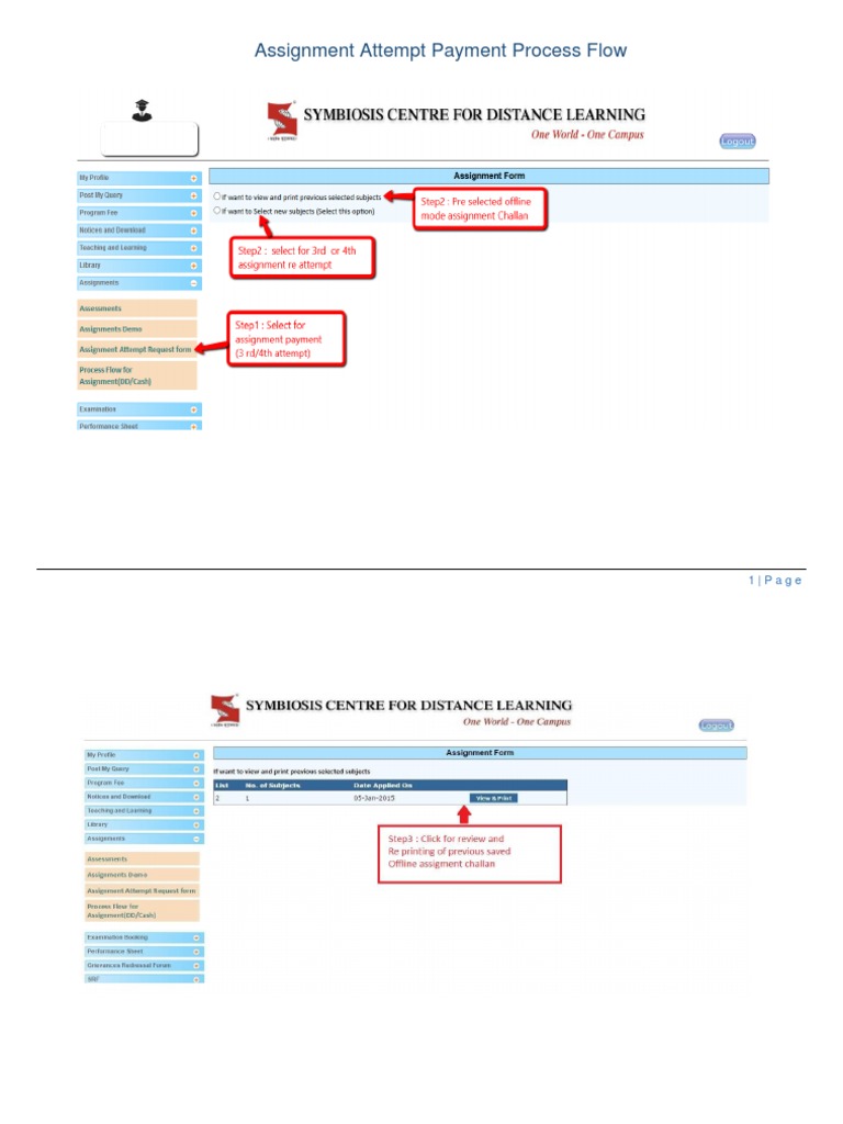 Assignment Process Flow | PDF