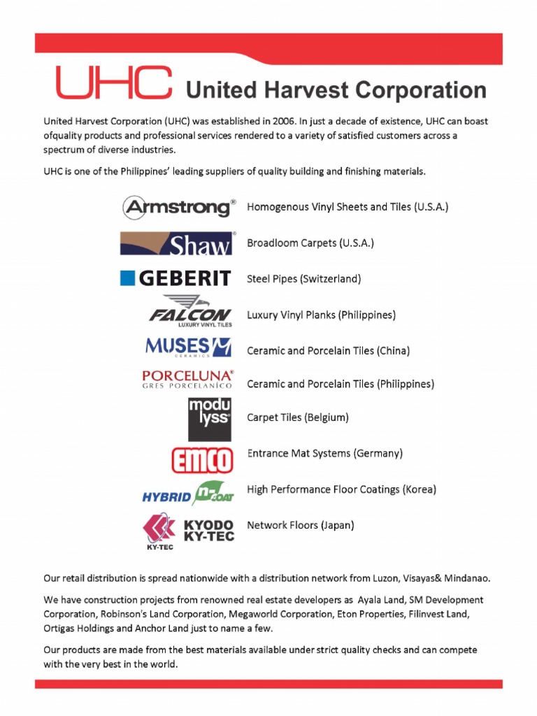 UHC Company Profile Latest | PDF