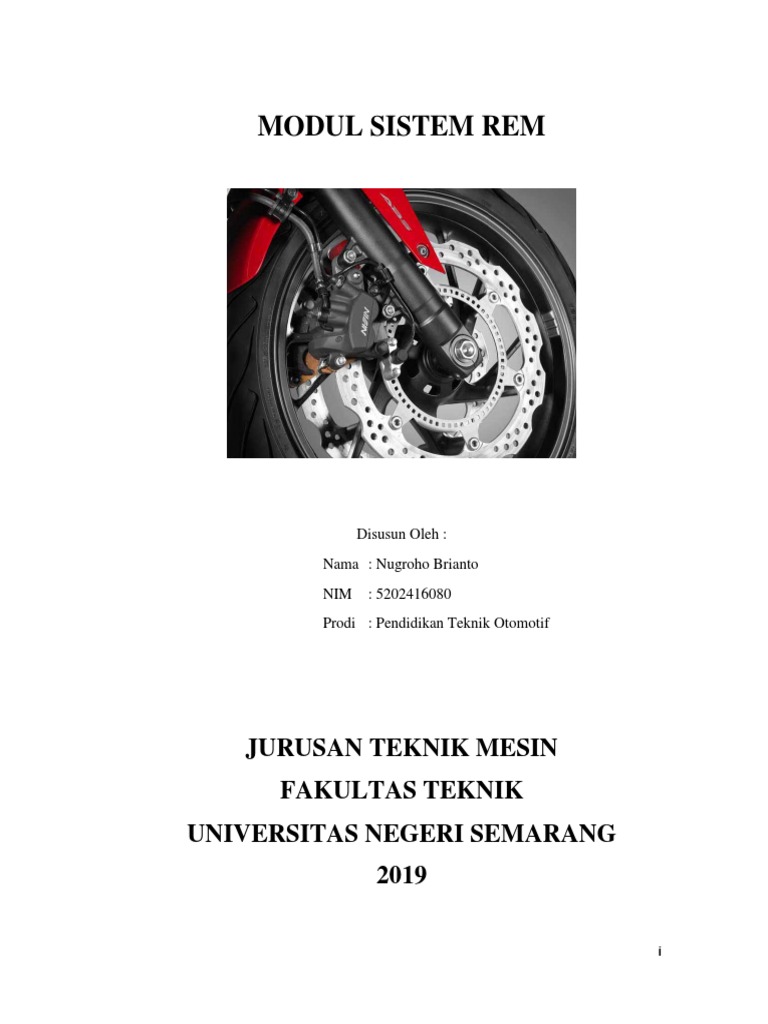 Modul Rem Mekanik & Hidrolik | PDF