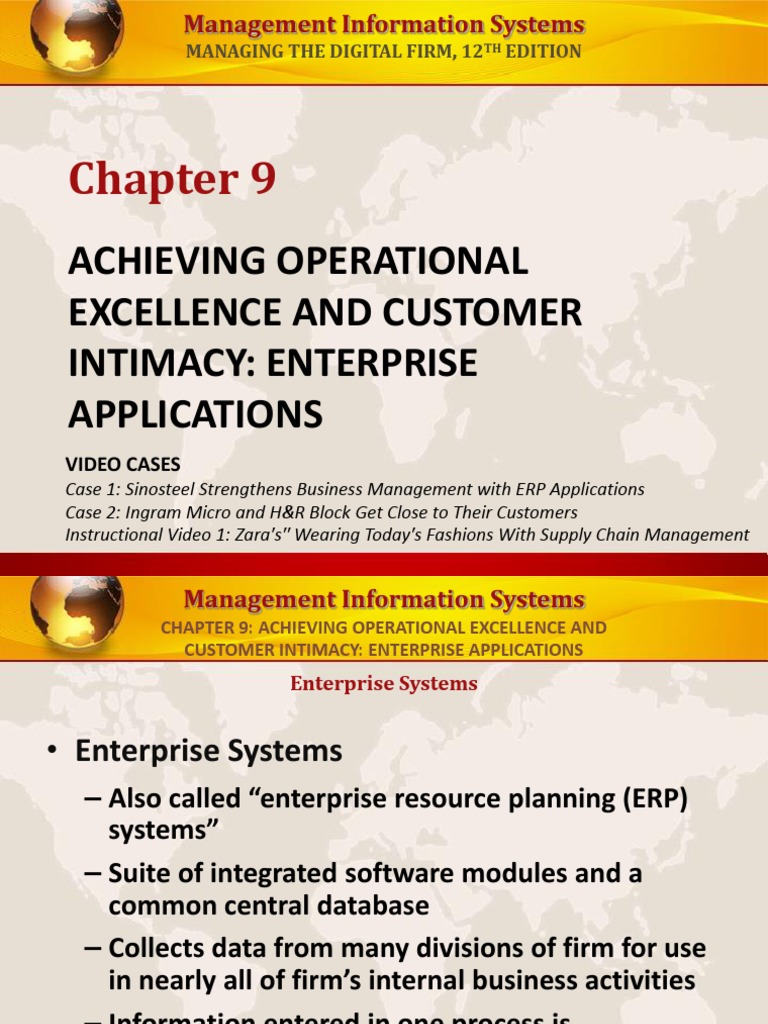 Achieving Operational Excellence | PDF | Supply Chain | Enterprise ...