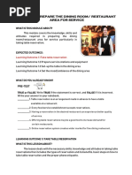 Table Reservation Script | PDF