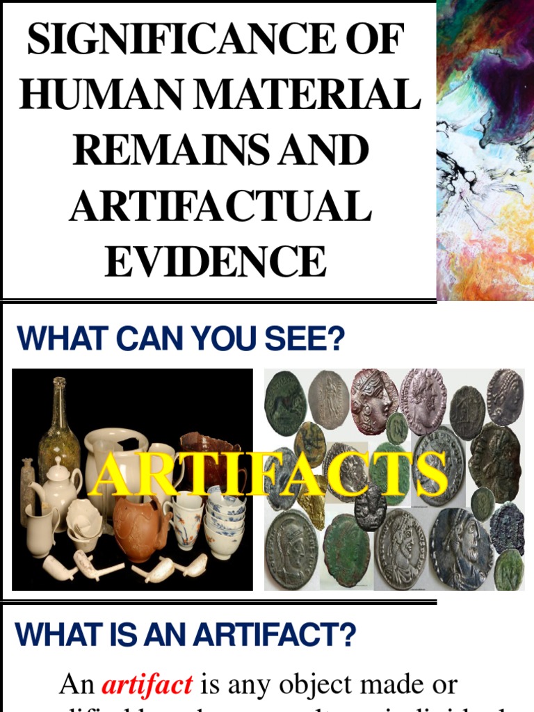 Significance of Human Artifacts and Remains | PDF | Paleolithic ...