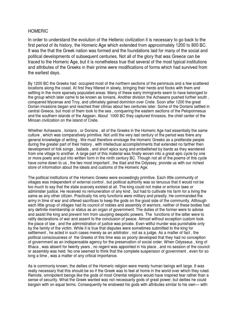 4 Periods of Classical Literature | PDF | Ancient Greek Literature ...