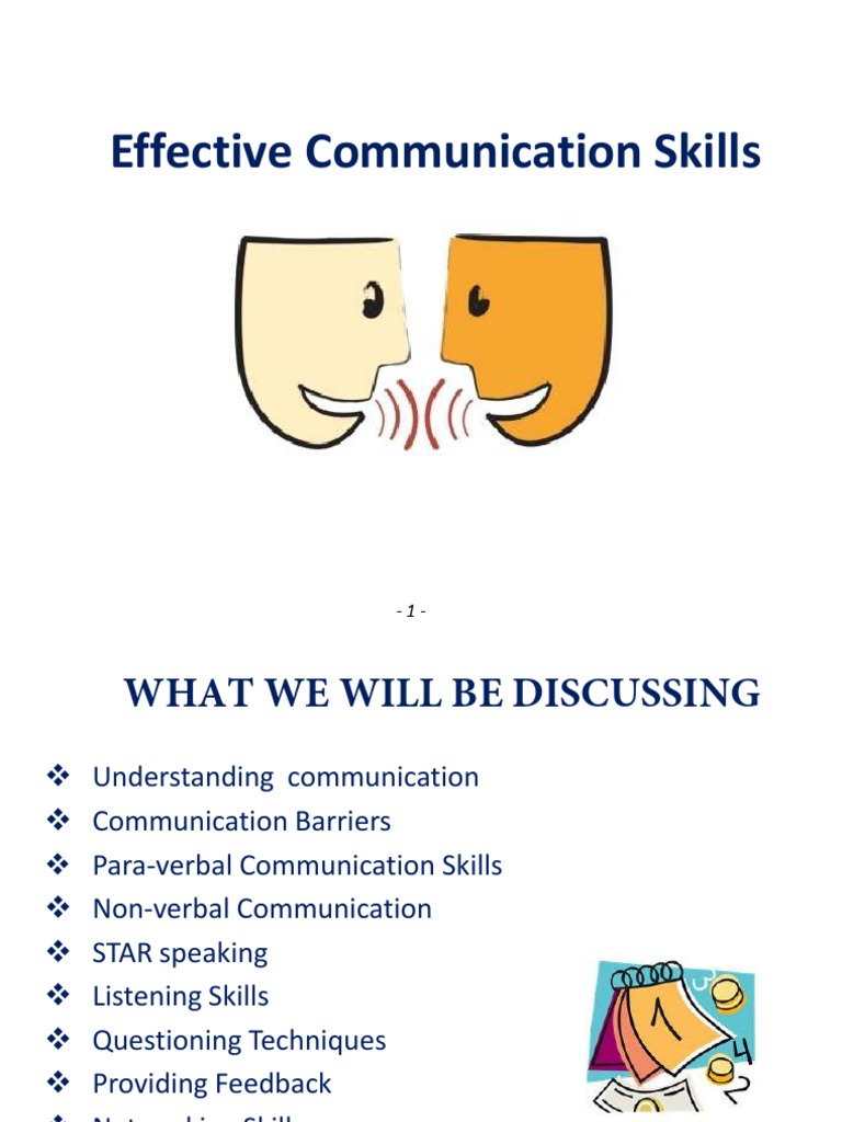 Effective Communication Skills | PDF | Body Language | Communication